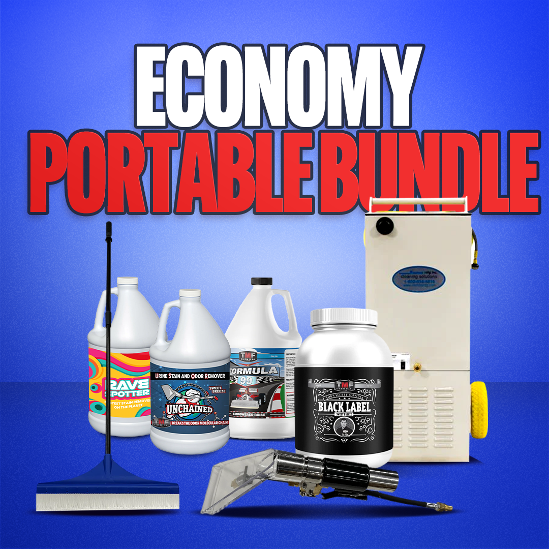 Economy Portable Cleaning Bundle - Compact & Powerful Solutions