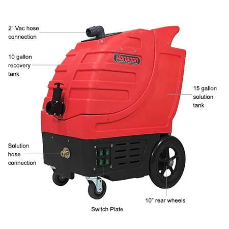 Rotovac Monsoon 500 PSI Carpet Cleaning Machine Portable Extractor ...