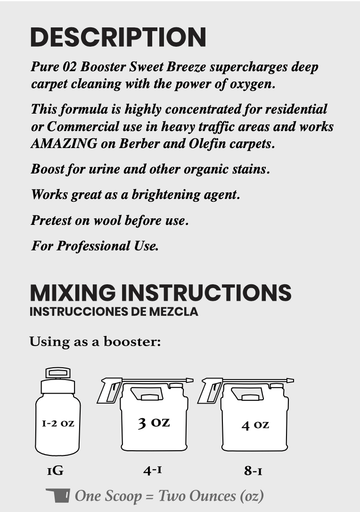 Pure O2 Sweet Breeze Odor Stain Remover (OSR) 8lb – TMF Store